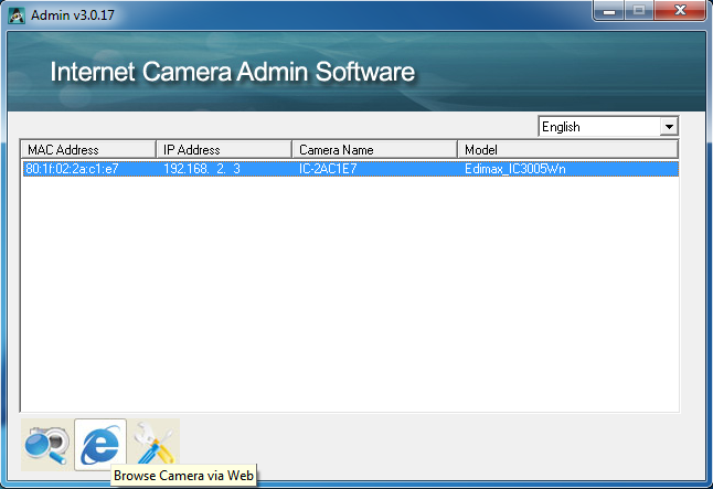 - Setelah itu klik ikon Browse Camera via Web , akan muncul jendela ...