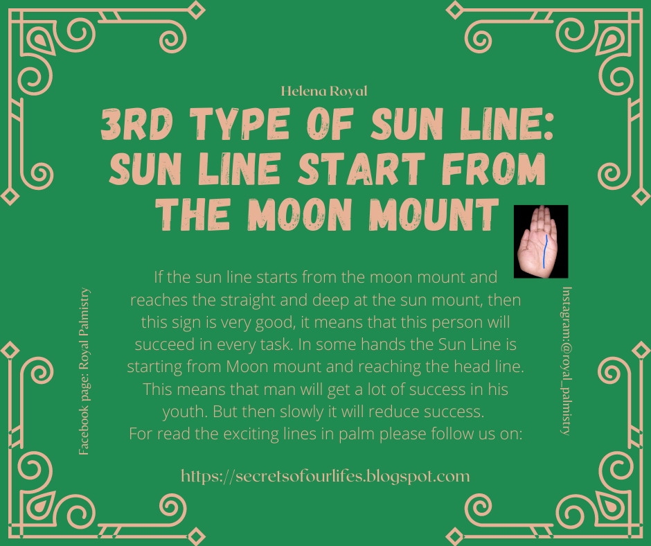 Quick Guide of Sun Line in palmistry: 12 Lines of Fame, Wealth, and ...