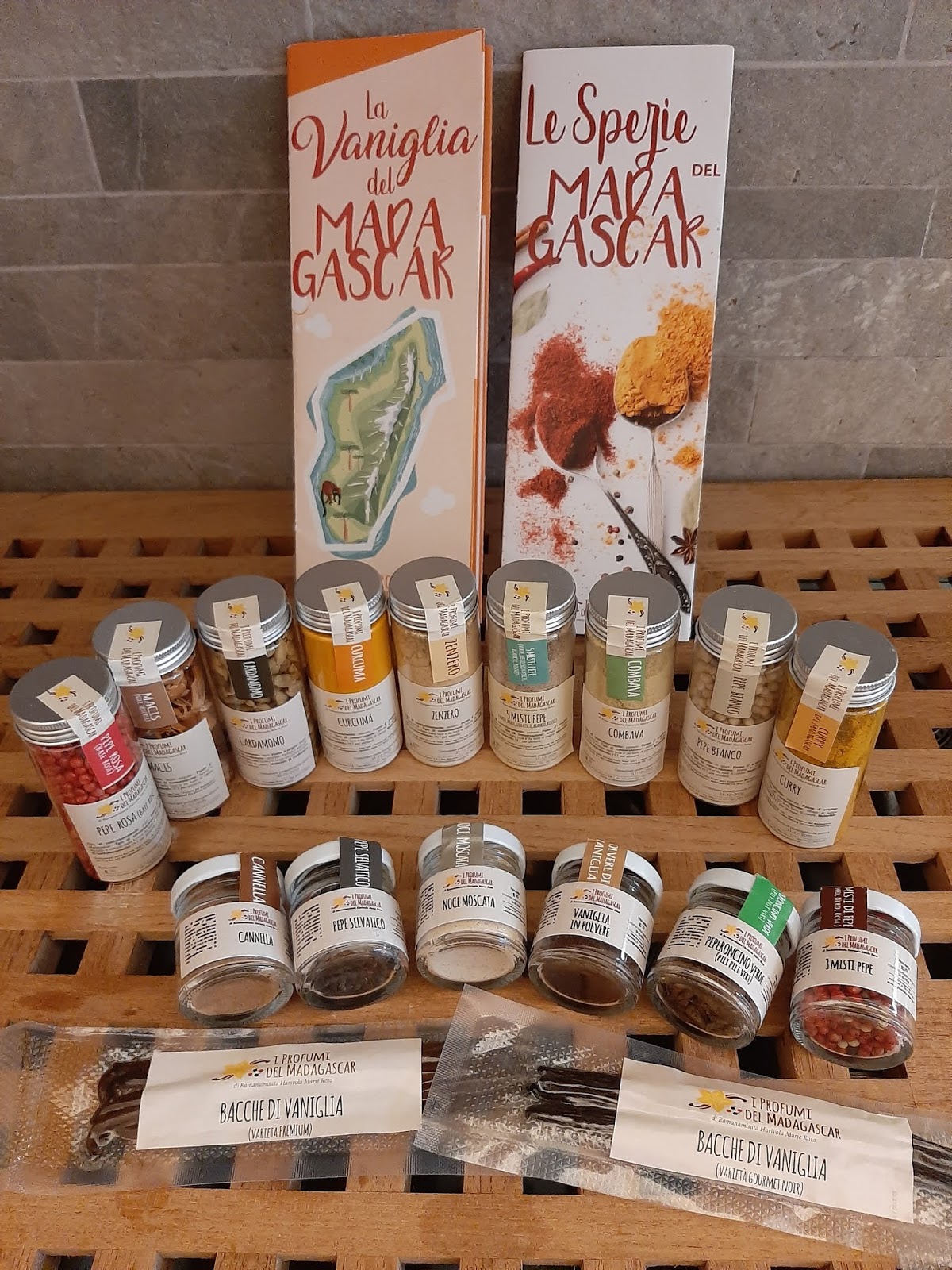 I profumi del Madagascar, spezie e vaniglia bourbon.....