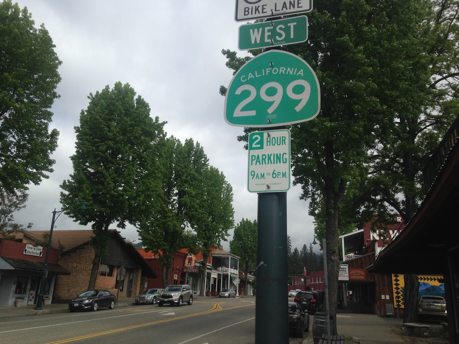US Route 299 and modern California State Route 299