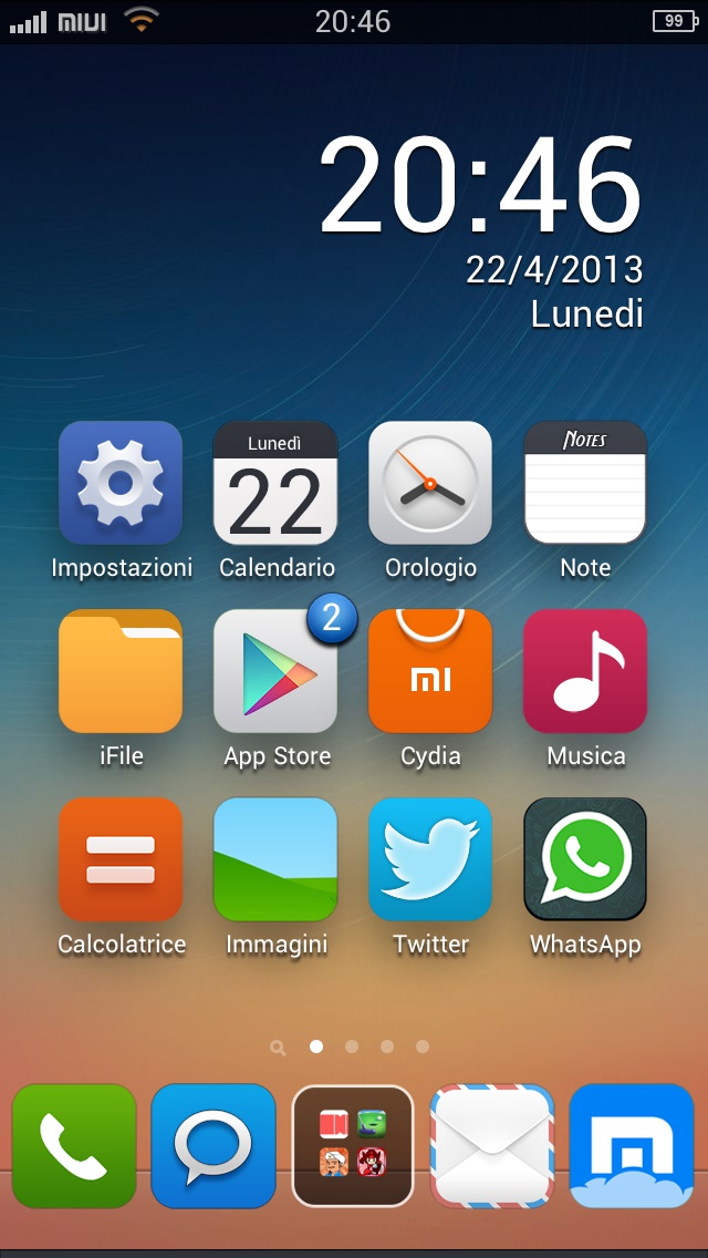 modi5: MIUI v5 iPhone 5 Theme