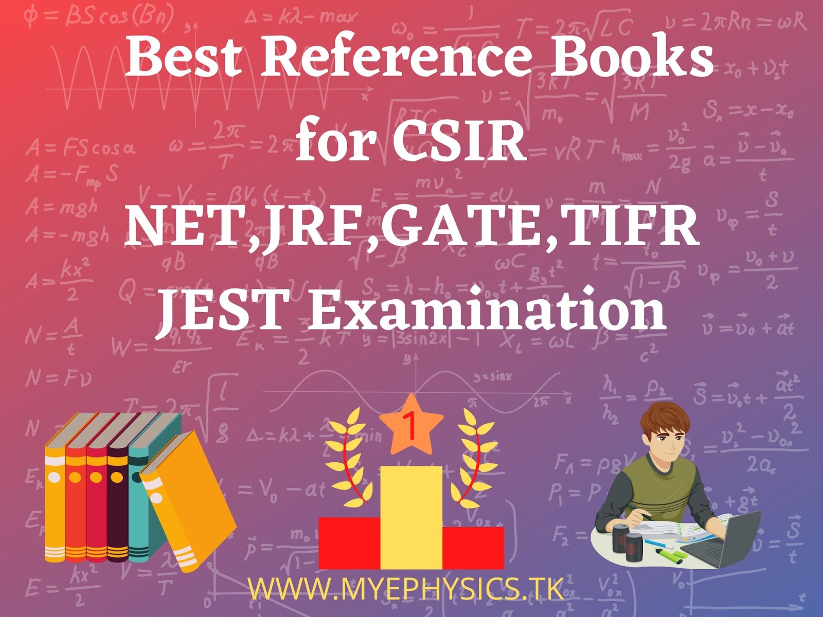 Reference-Books-for-CSIR-NET-JRF-GATE-TIFR-JEST-Examination