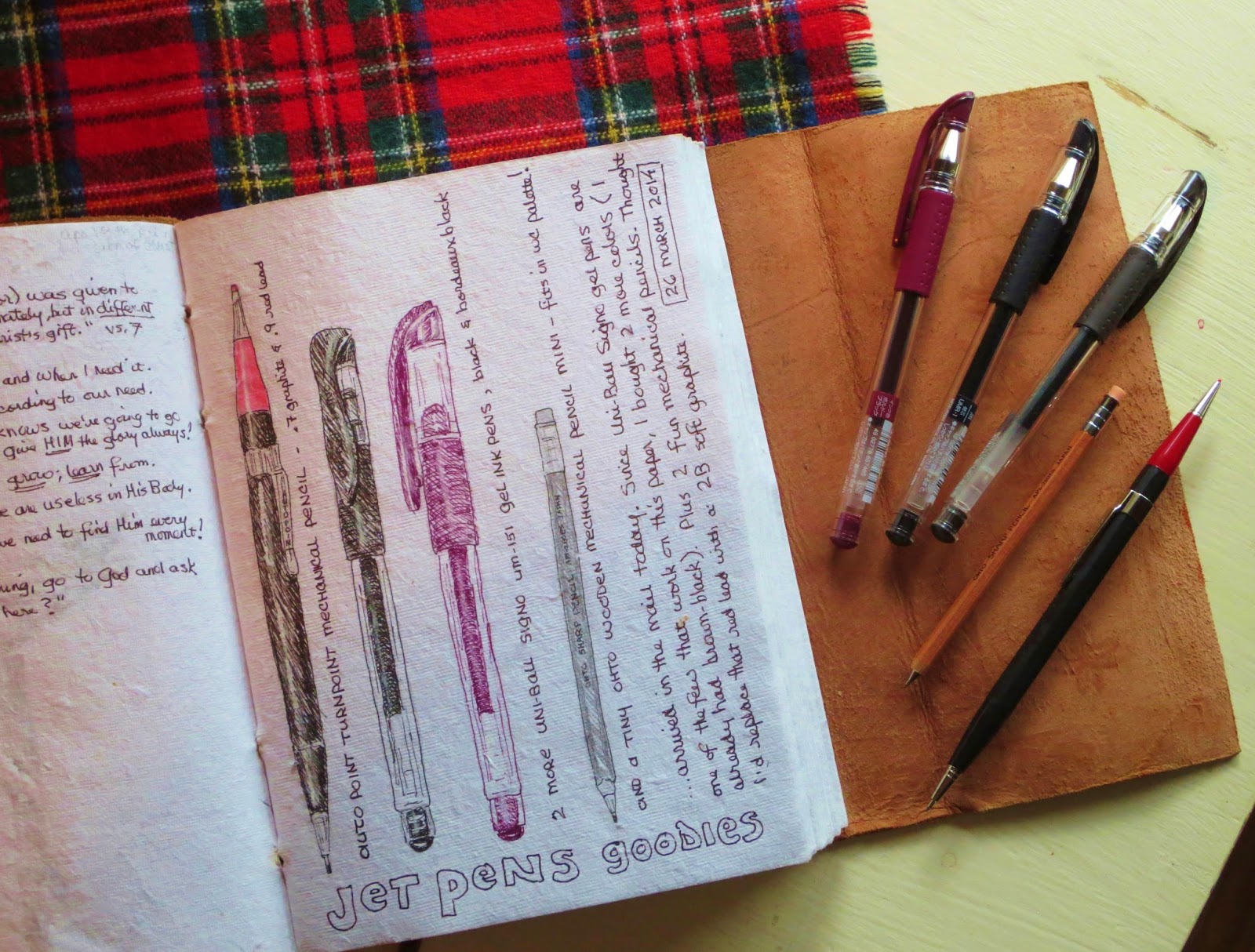 Artists' Journal Workshop: new drawing pens and pencils
