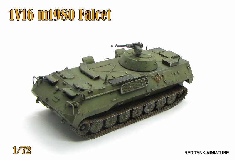 Gulumik Military Models: 1V16 Falcet m1980 1/72 RED TANK MINIATURE