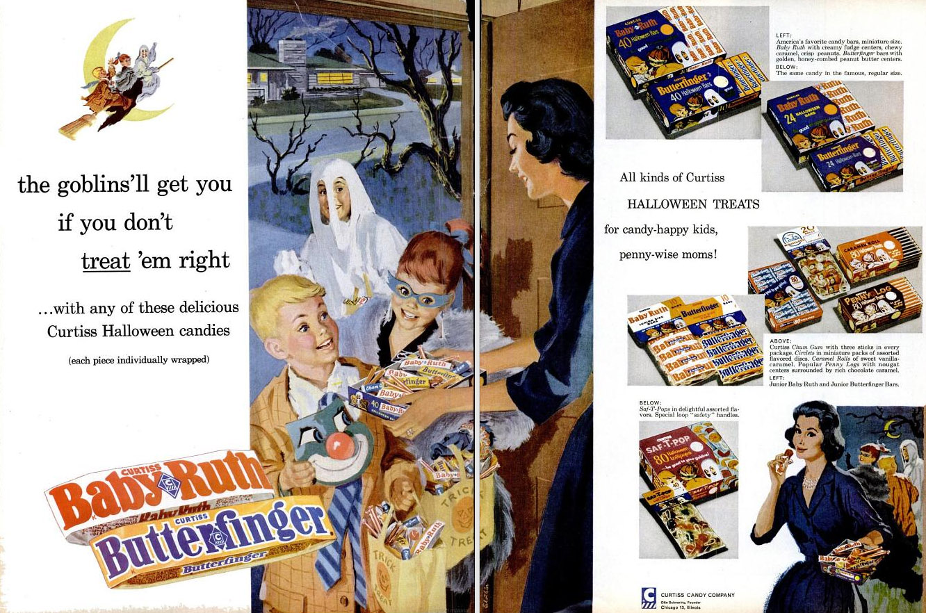 The Gentleman from Indiana: Halloween Candy - Baby Ruth and Butterfinger