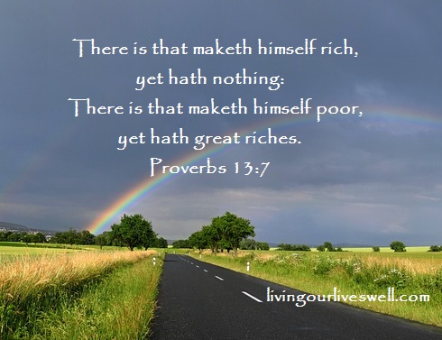 Living Our Lives Well: Proverbs 13 Scripture Pictures