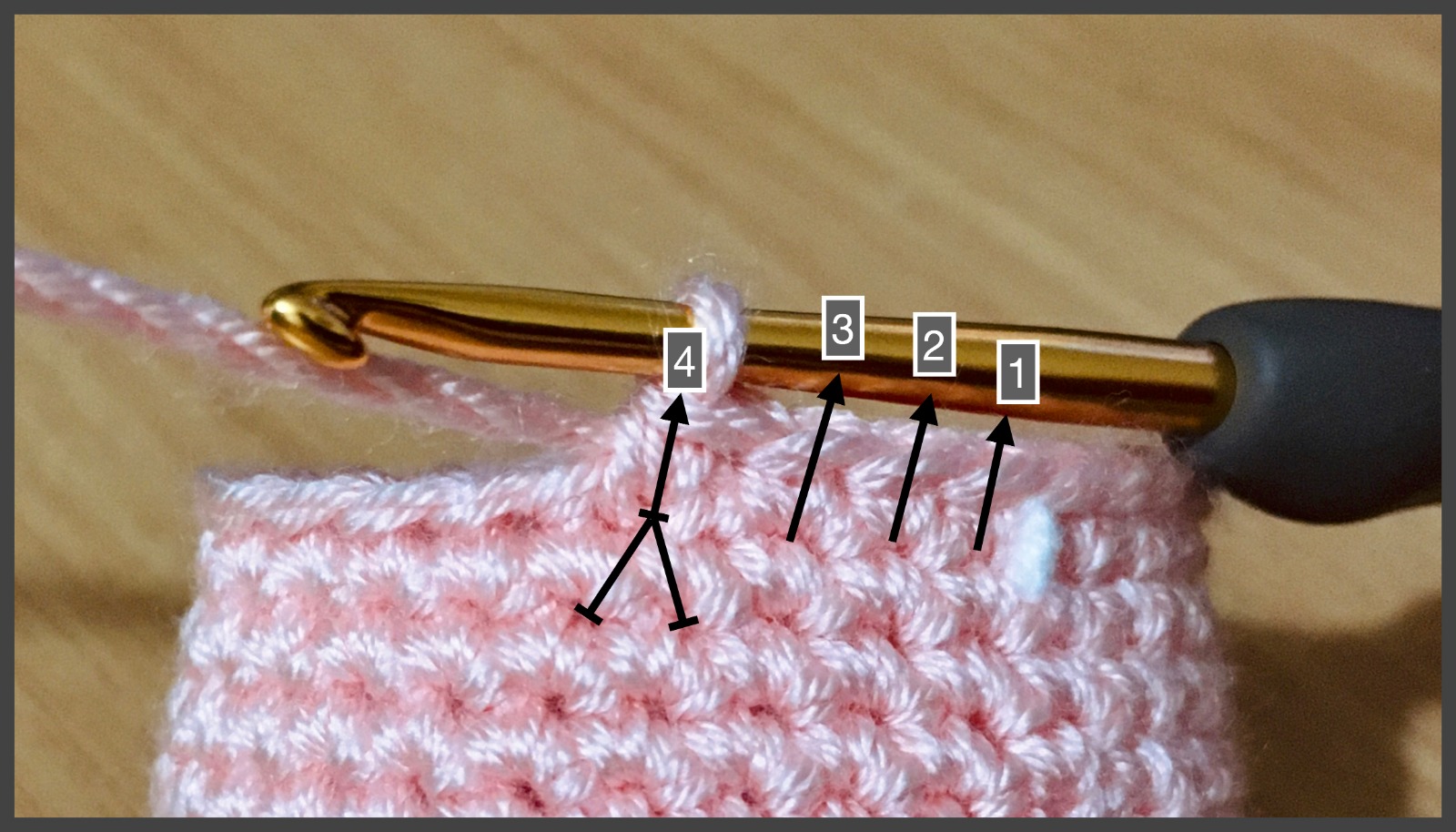 How To Decrease One Single Crochet ( Invisible Decrease )
