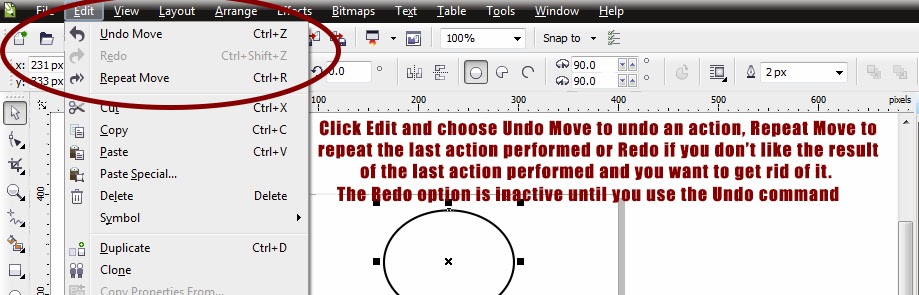 Graphic tutorials CorelDRAW Basics Undoing Redoing And Repeating graphic-tutorials-coreldraw-basics-undoing-redoing-and-repeating