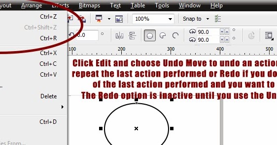 CorelDRAW basics: undoing, redoing, and repeating actions (1) ~ khusnulinun