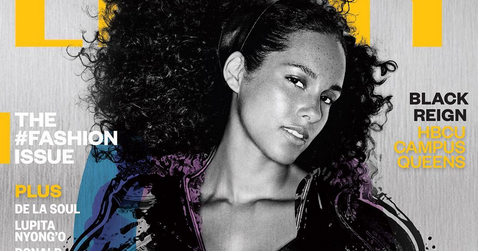 Vocalist: Alicia keys is "unfiltered" as she covers for Black magazine ...