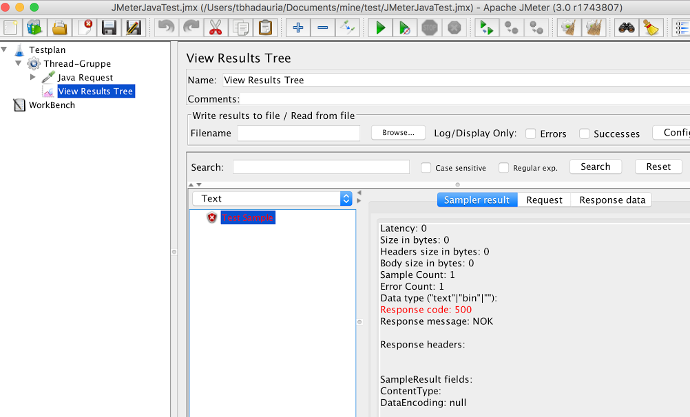 Test Java Class With Jmeter