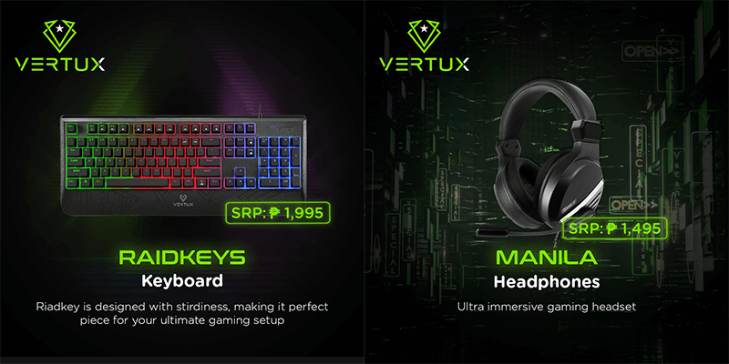 Vertux gaming brand becomes available via Lazada, Shopee, Zalora, Grab ...