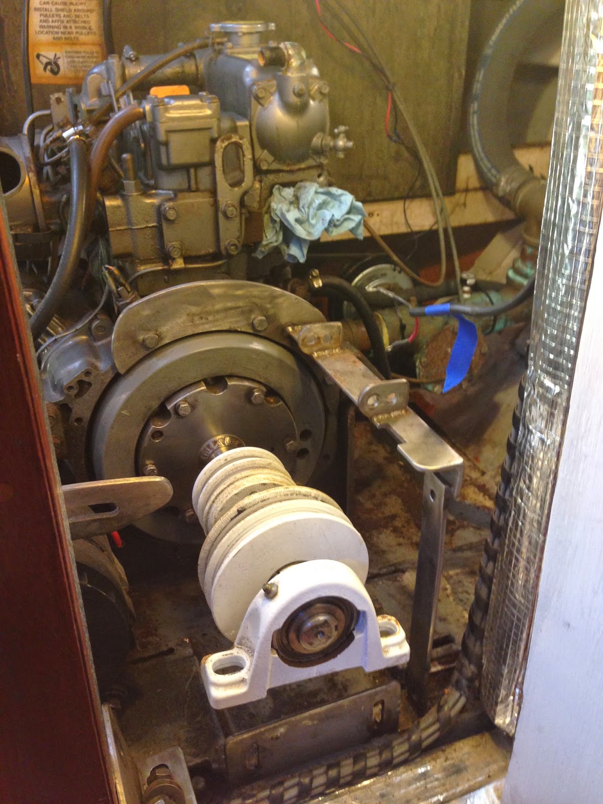 MAYAN - The chronicles of our schooner: Auxiliary engine maintenance ...