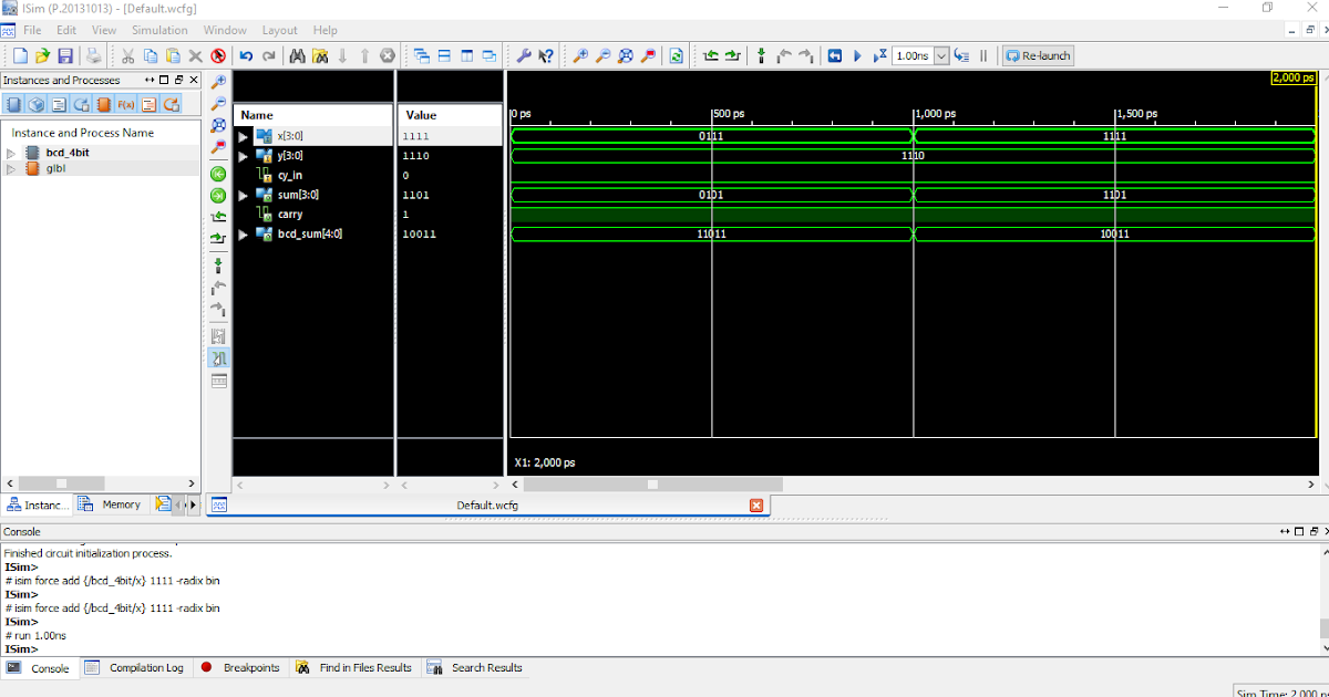 Verilog Code of 4bit BCD Adder Using Full Adder