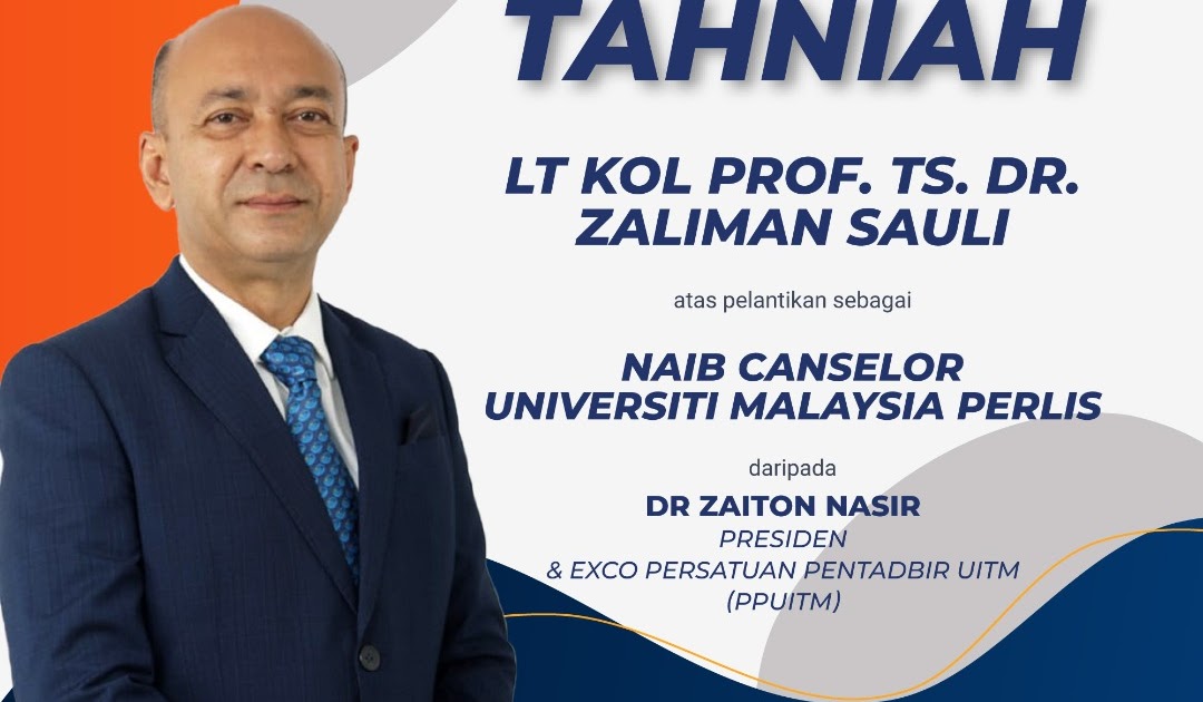 UCAPAN PPUiTM: Tahniah Naib Canselor Baharu UniMAP 2021 UCAPAN PPUiTM: Tahniah Naib Canselor Baharu UniMAP 2021