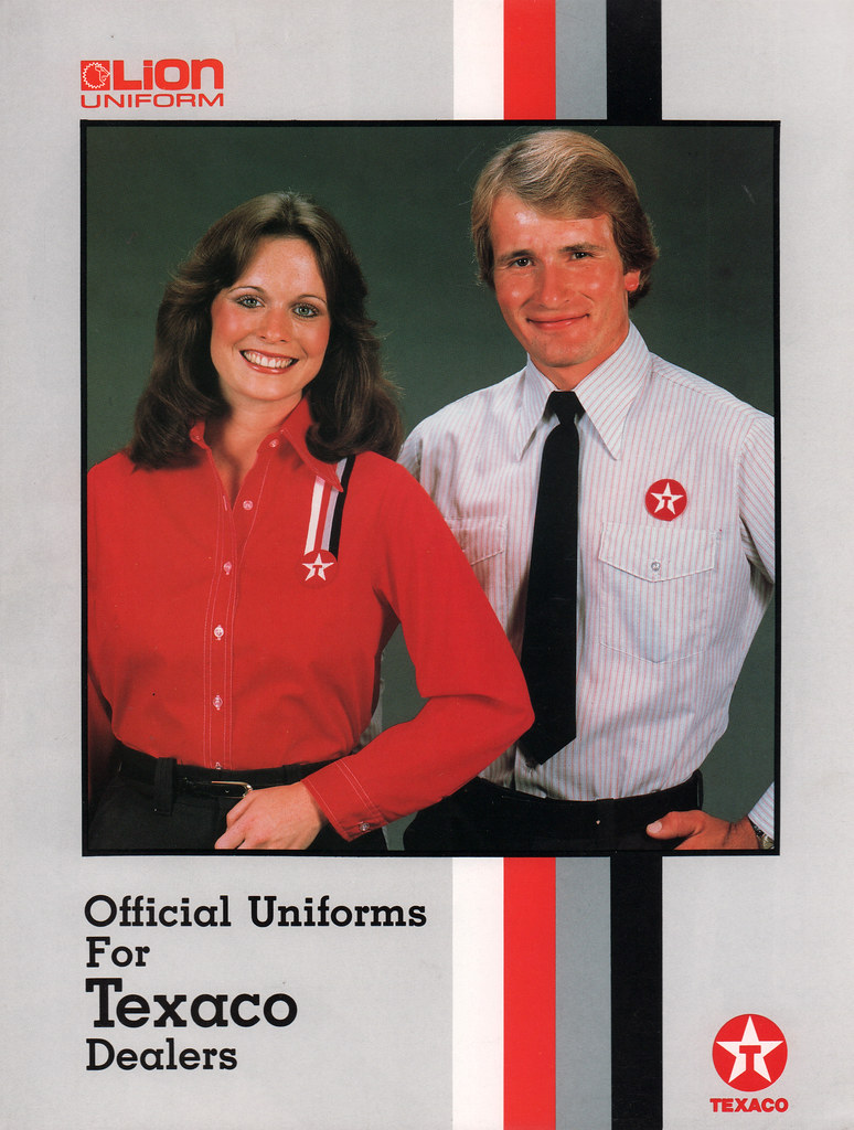 1980s Gas Station Fashions: Beautiful Uniforms for Texaco Dealers in ...