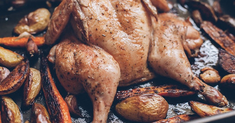 Frango Assado Aberto - Vovó De Casa