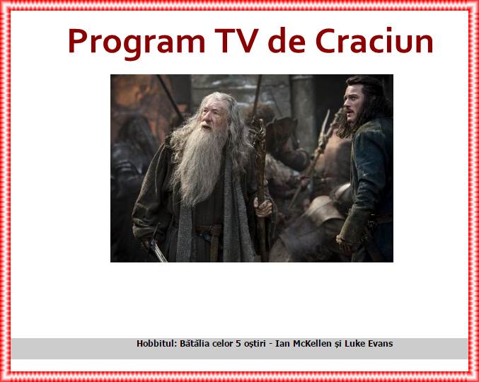 Program TV Kanal D, Antena 1, Pro TV de Craciun 2016 de la bingo Uniplay Show la Fiul lui Dumnezeu.