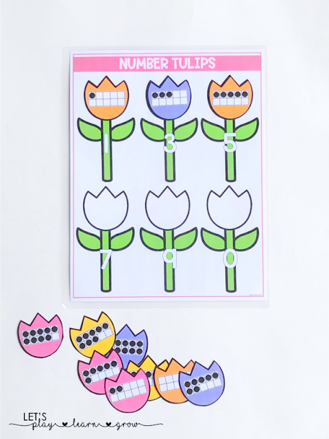 Spring Themed Busy Binder Activities | Lets Play.Learn.Grow