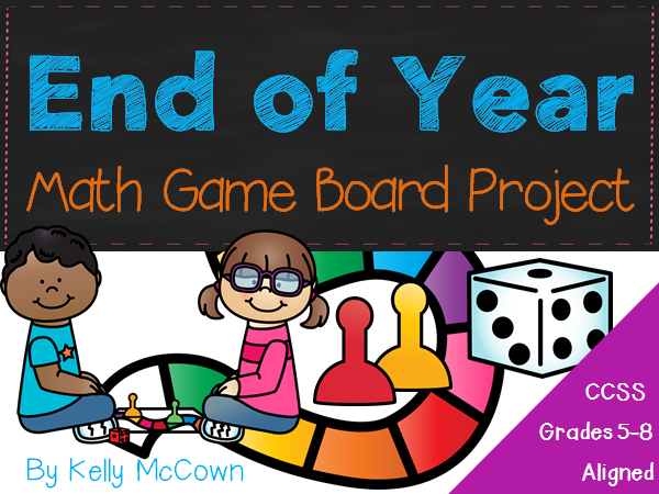 Kelly McCown: End of Year Math Game Board Project