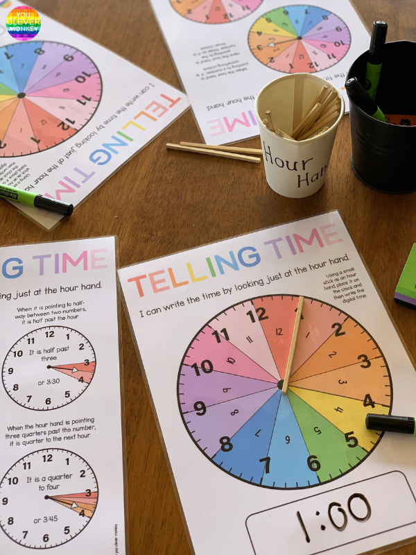 HOW TO TEACH CHILDREN TO TELL TIME | you clever monkey