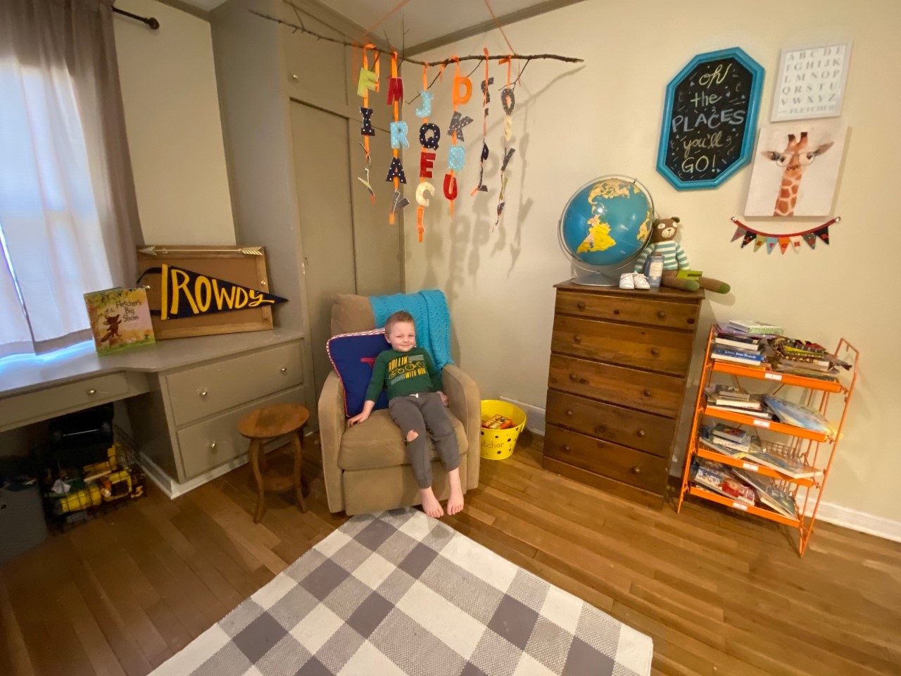 Polka-Dotty Place: Home Tour: Fletcher's Room