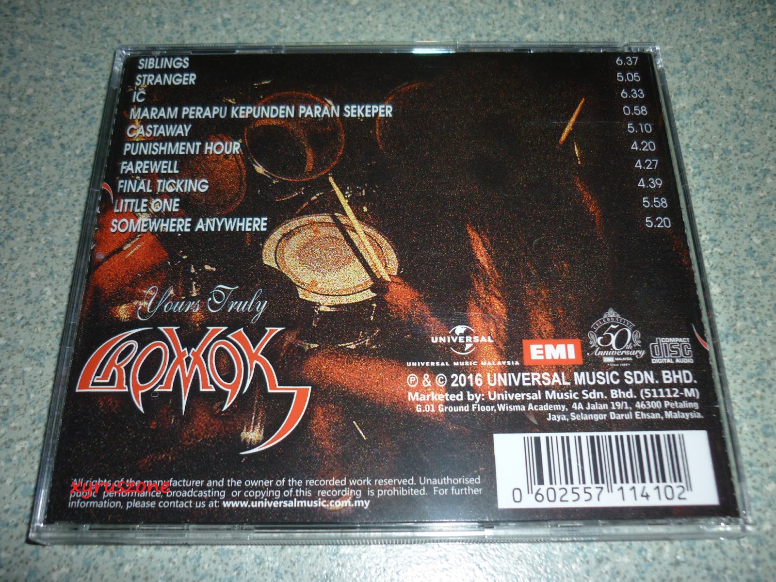 Xyrus Zone: Cromok - Yours Truly ( 1996 ) Reissue 2016