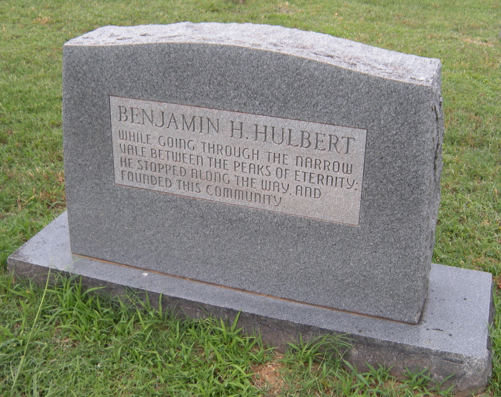 Escape to the Silent Cities: Century Club: Benjamin H Hulbert 105