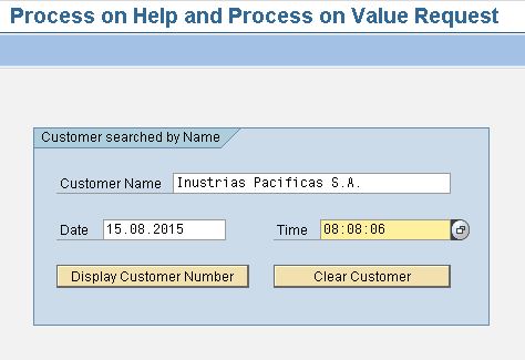 Process on Value and Help Request - Learn SAP Program