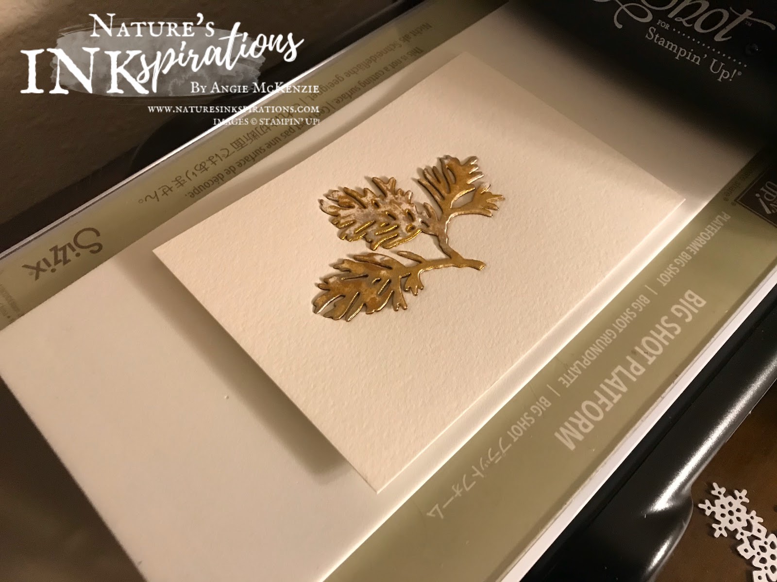 Ink and Inspiration Blog Hop - November 2019 - All About Bling | Nature ...