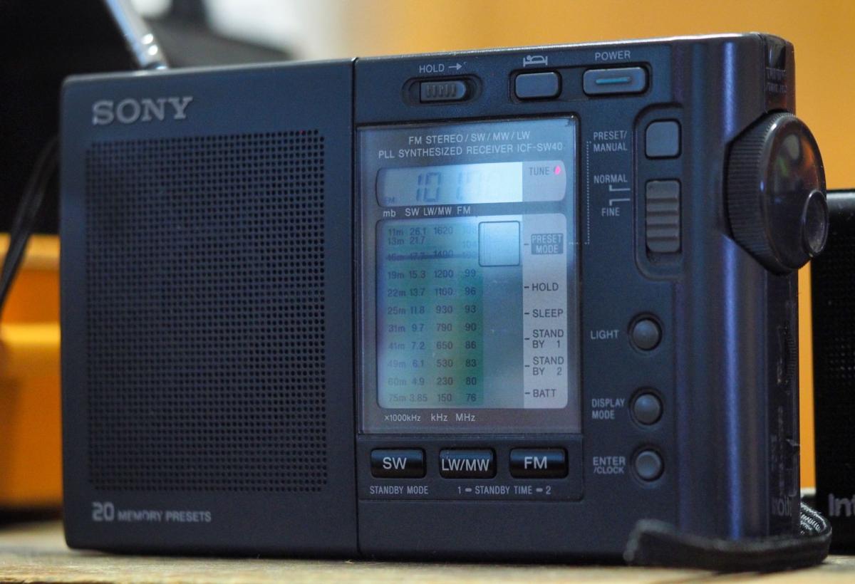 Radiobasteleien: Sony-Taschenradio ICF-SW40