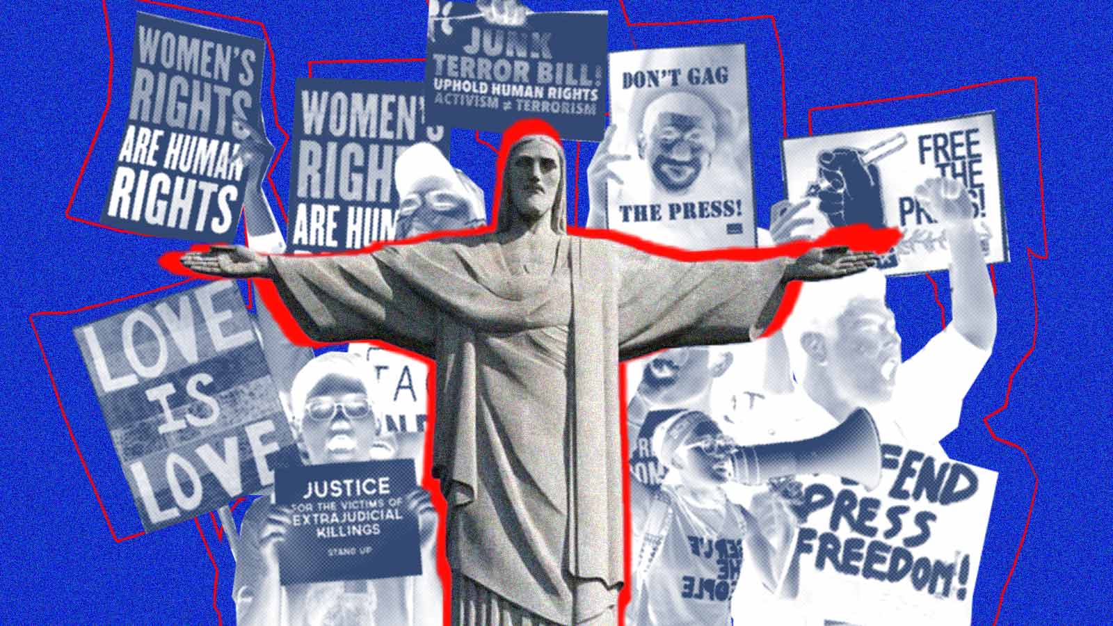 Jesus was a social activist who fought against the system