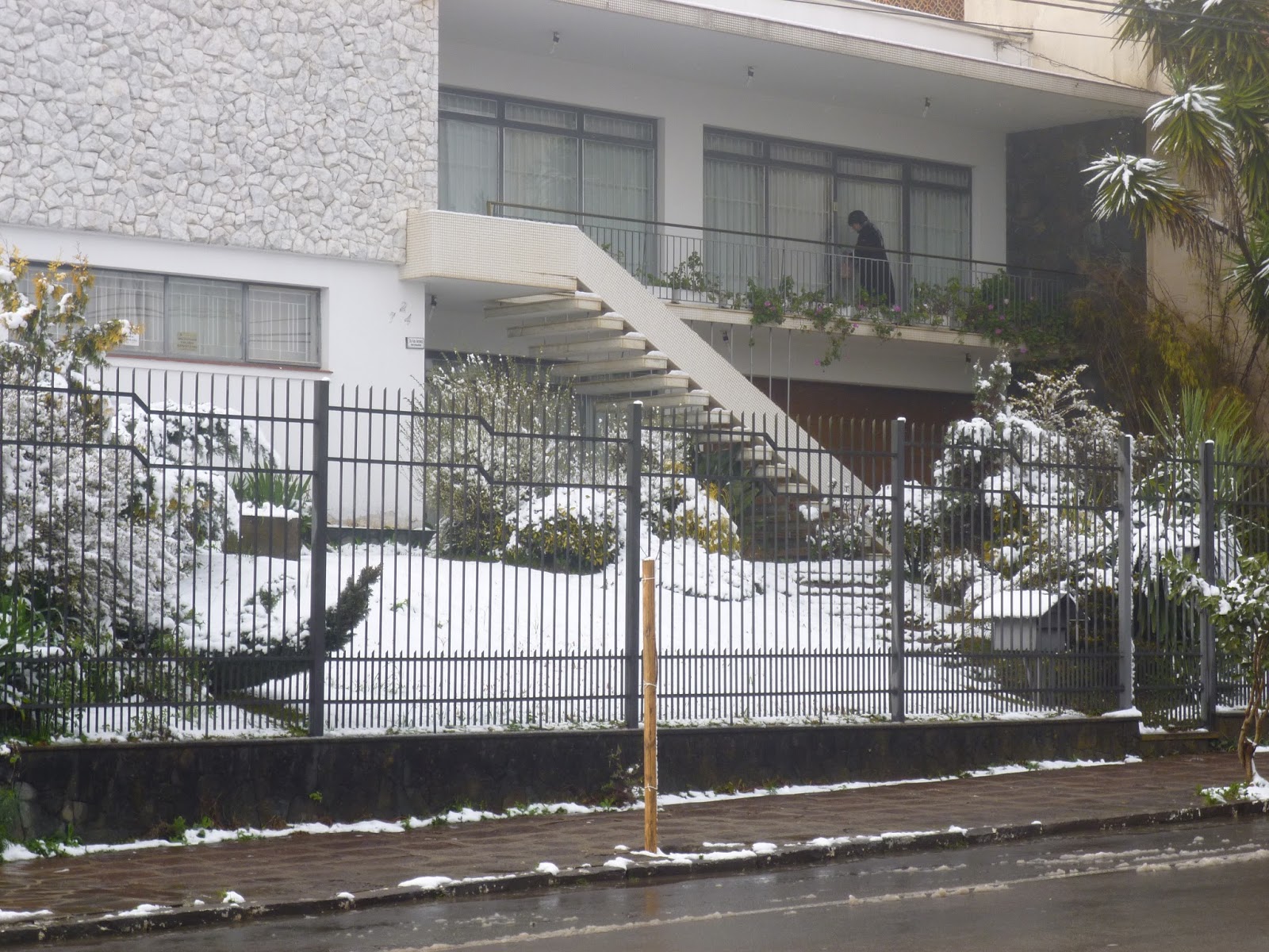 Jornal Negritude: Neve em Vacaria RS
