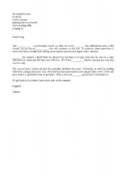 Business Letter Format Grade 9 - Birthday Letter