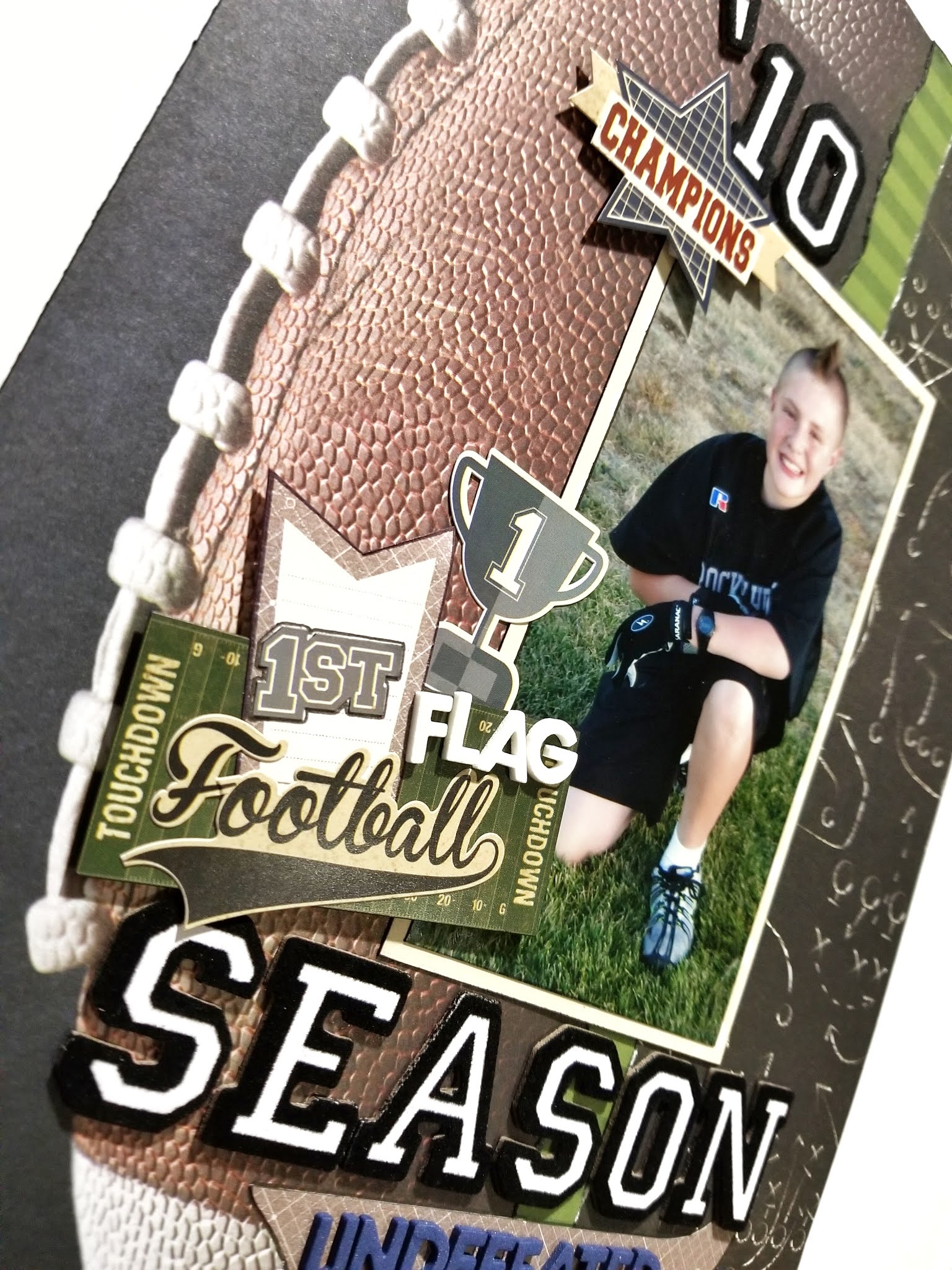 {Football Season} using the "Touchdown" Deluxe Theme Kit