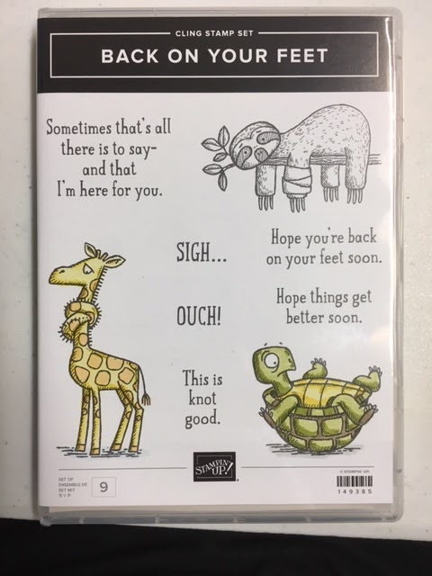 My Creative Corner!: Back on Your Feet, Stamping Tip