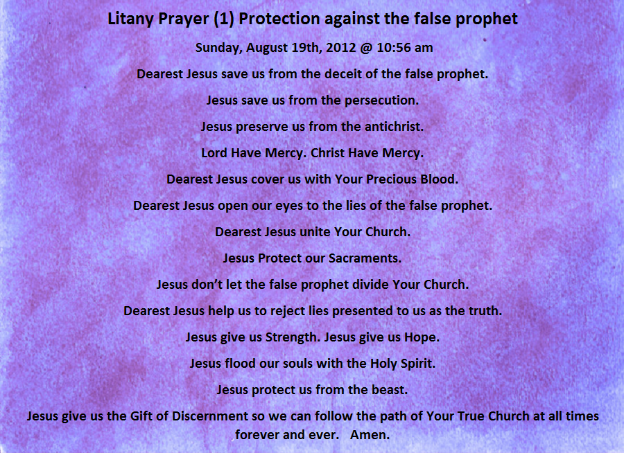 Daniel 10:21 - THE BOOK OF TRUTH: LITANY PRAYERS (COLOUR)