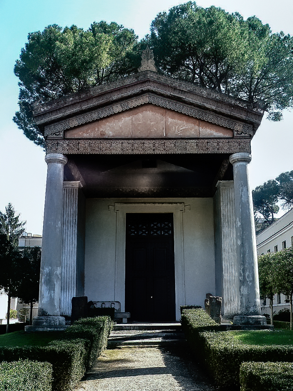 Roman Times: The use of the antefix on Greek, Etruscan and Roman ...