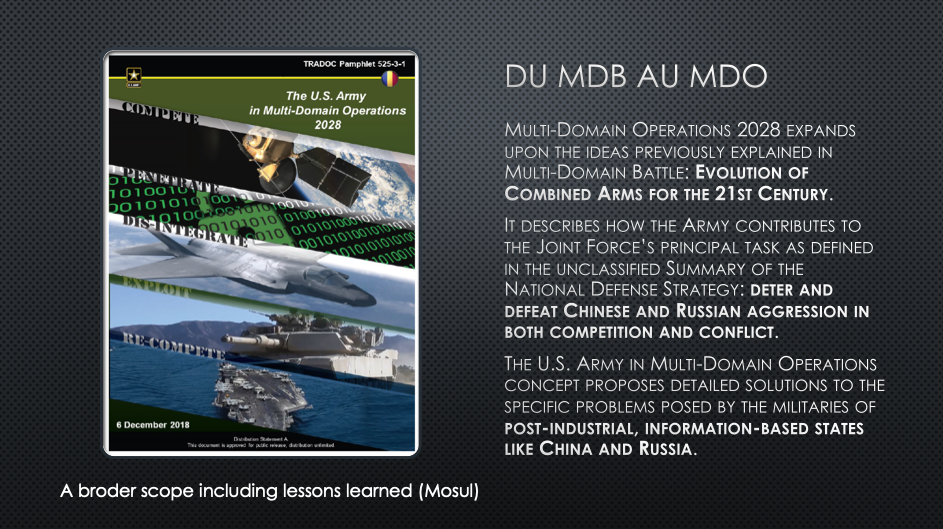 Cybertactique: le "Cyber" dans le concept d'opérations multi-domaines (MDO)