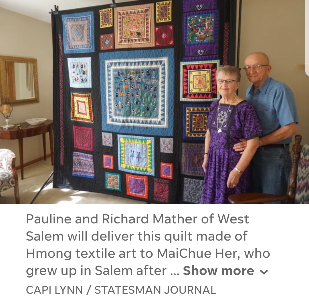 Michele Bilyeu Creates With Heart and Hands: A Hmong Story Quilt of ...