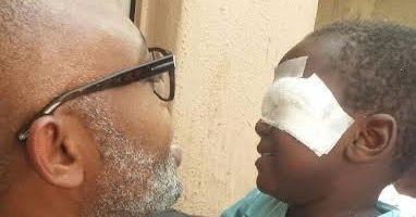 Awajiokan Solutions: Photos: 4-year-old Sadiq Usman whose eyes were ...