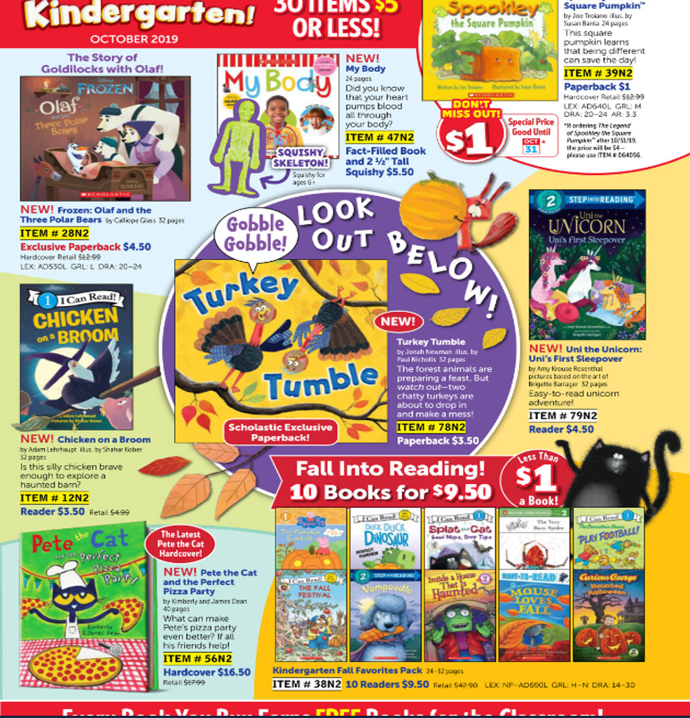 Mrs.Hogue's Kindergarten: Scholastic Book Order