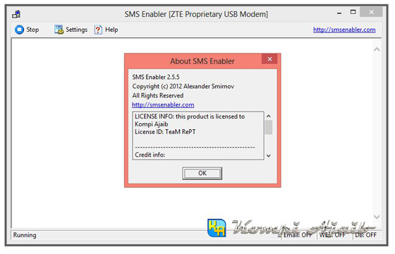 sms enabler license key file download