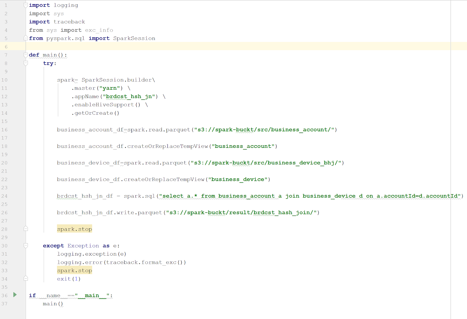 Apache Spark - Broadcast Hash Join