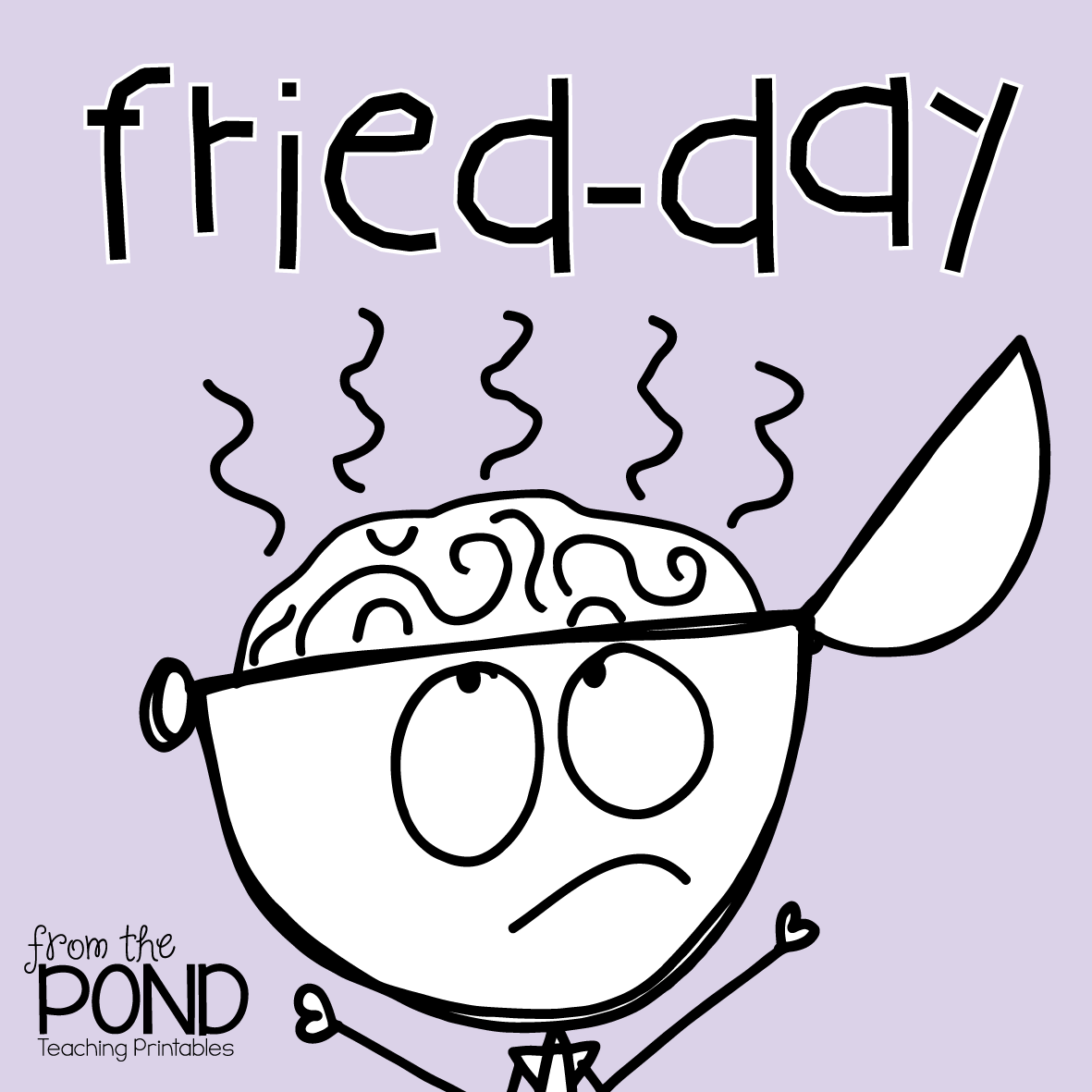 Christmas Card Freebie + 2D Shape Art Projects | From the Pond