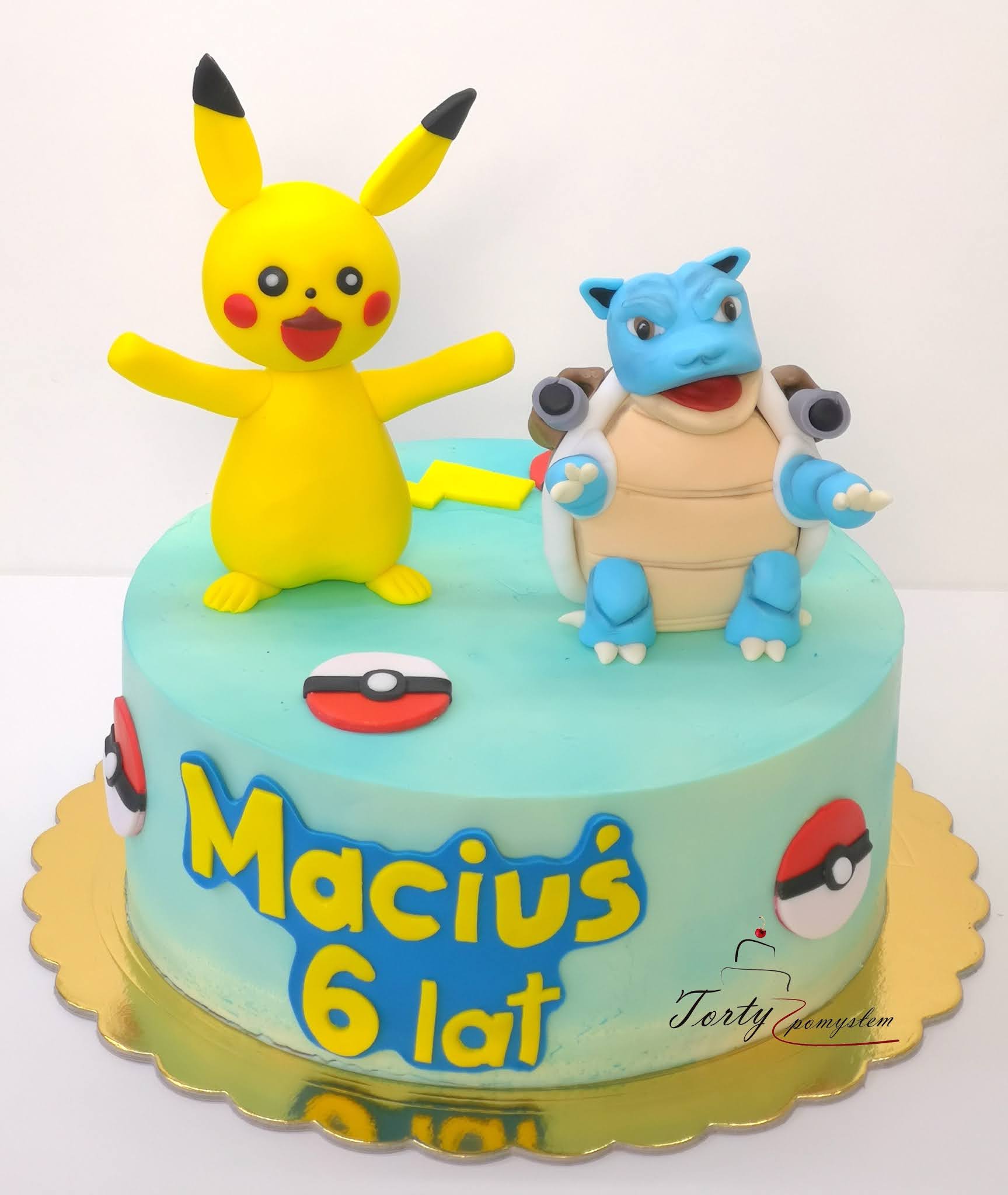 TORTY Z POMYSŁEM Kraków: Tort z Pokemonami.