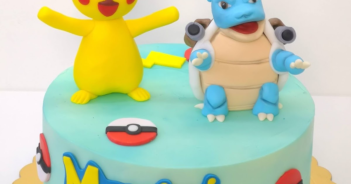 TORTY Z POMYSŁEM Kraków: Tort z Pokemonami.