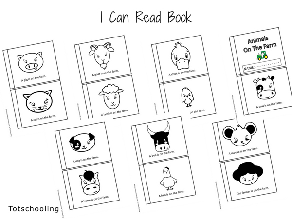 Barnyard Fun! Farm Preschool Pack | Totschooling - Toddler, Preschool ...