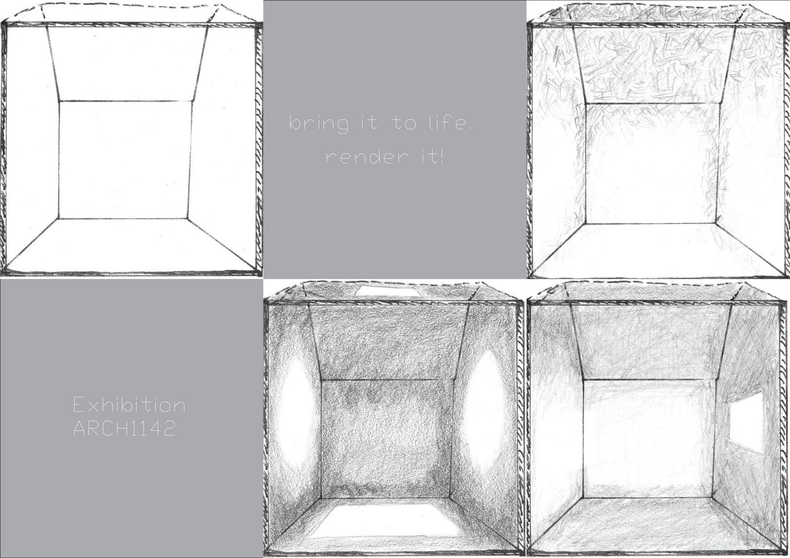 architecture.: draw-it! : task two - rendering poster.