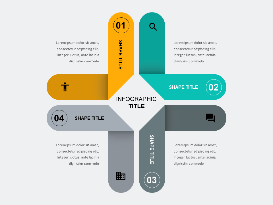 L Shape Cross PowerPoint Templates - PowerPoint Free